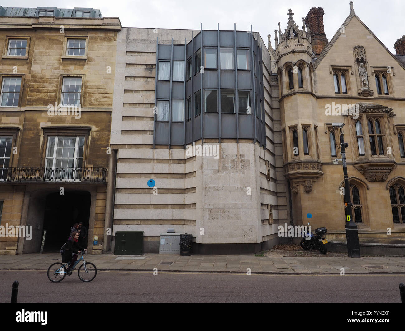 CAMBRIDGE, UK - CIRCA OCTOBER 2018: Keynes Building at King's College ...