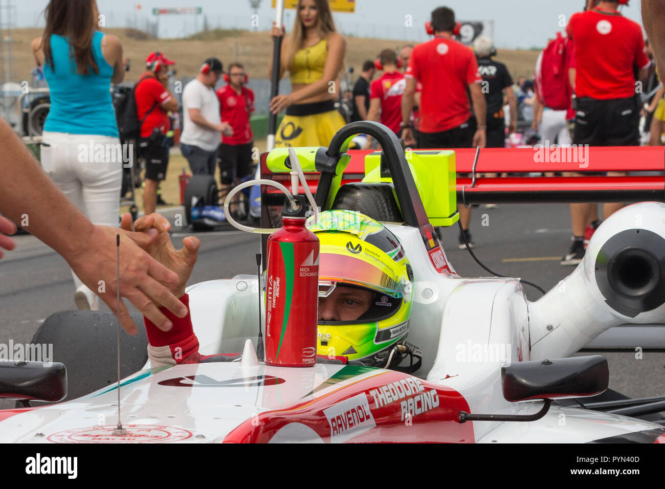 Misano Adriatico, Italy - August 25, 2018: A Dallara F317 – Mercedes ...