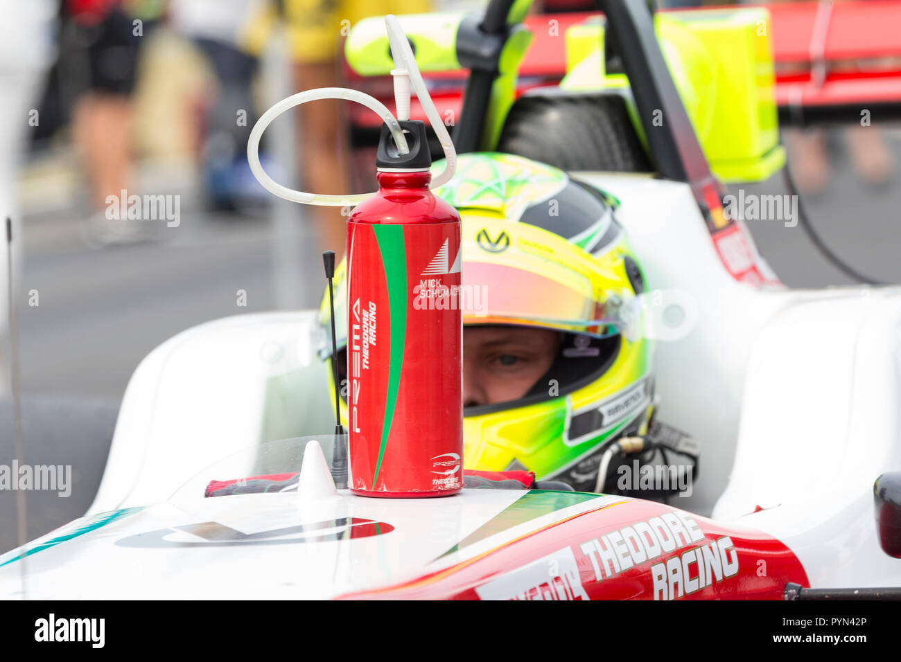 Misano Adriatico, Italy - August 25, 2018: A Dallara F317 – Mercedes ...
