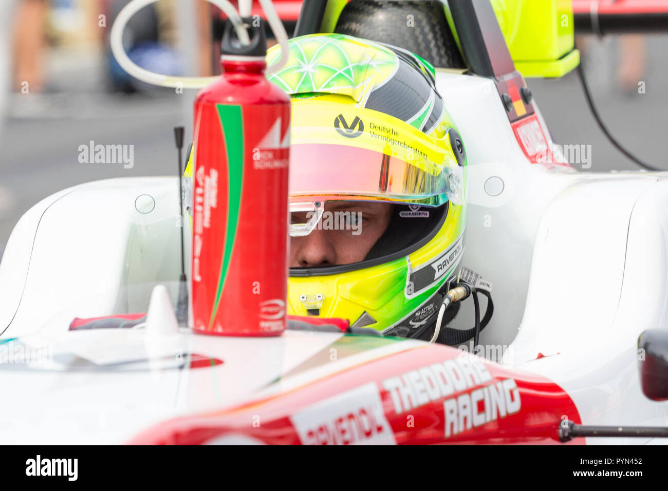 Misano Adriatico, Italy - August 25, 2018: A Dallara F317 – Mercedes ...