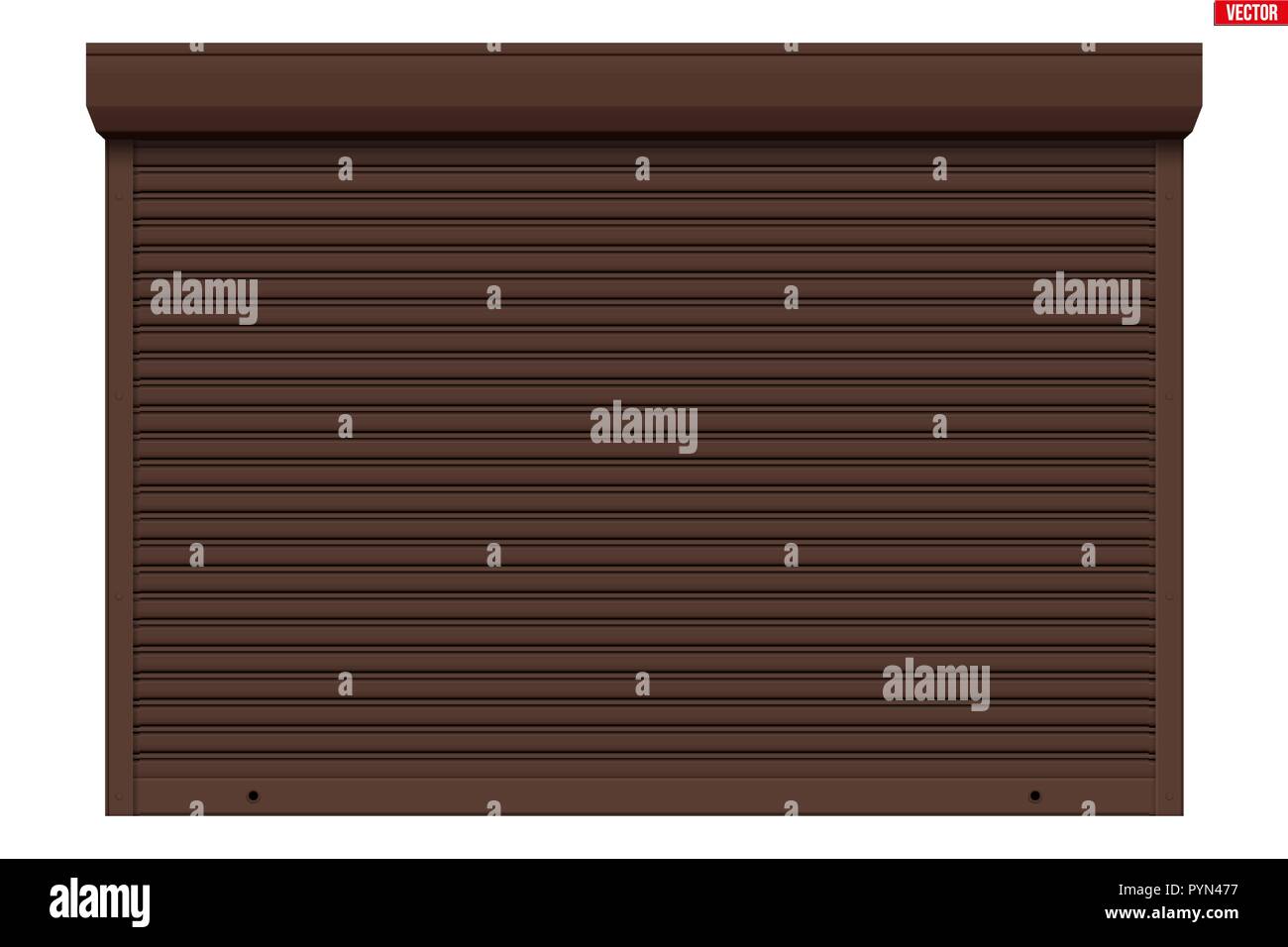 Modern closed garage metal Stock Vector Images - Alamy