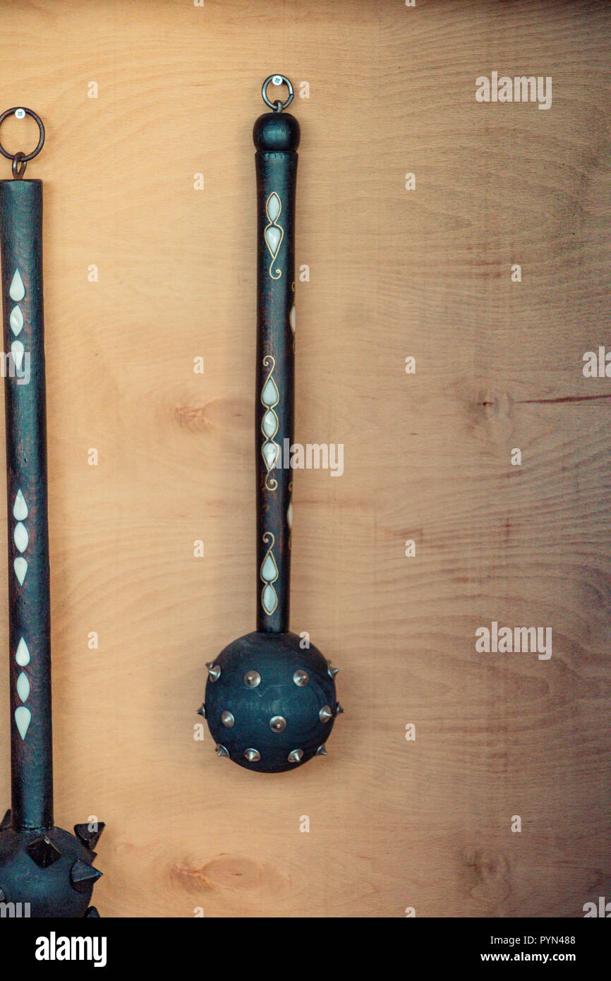 Ottoman style decorative mace as Medieval time weapon Stock Photo - Alamy