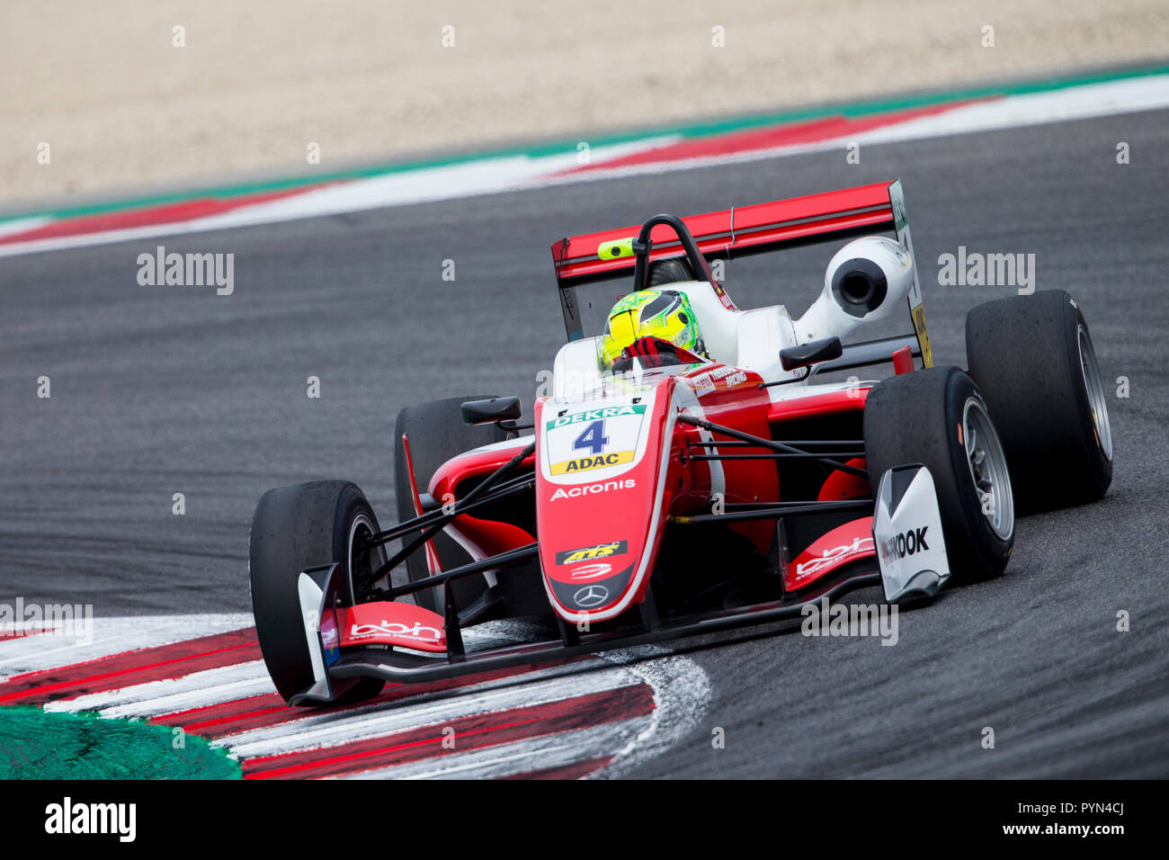 Misano Adriatico, Italy - August 25, 2018: A Dallara F317 – Mercedes ...