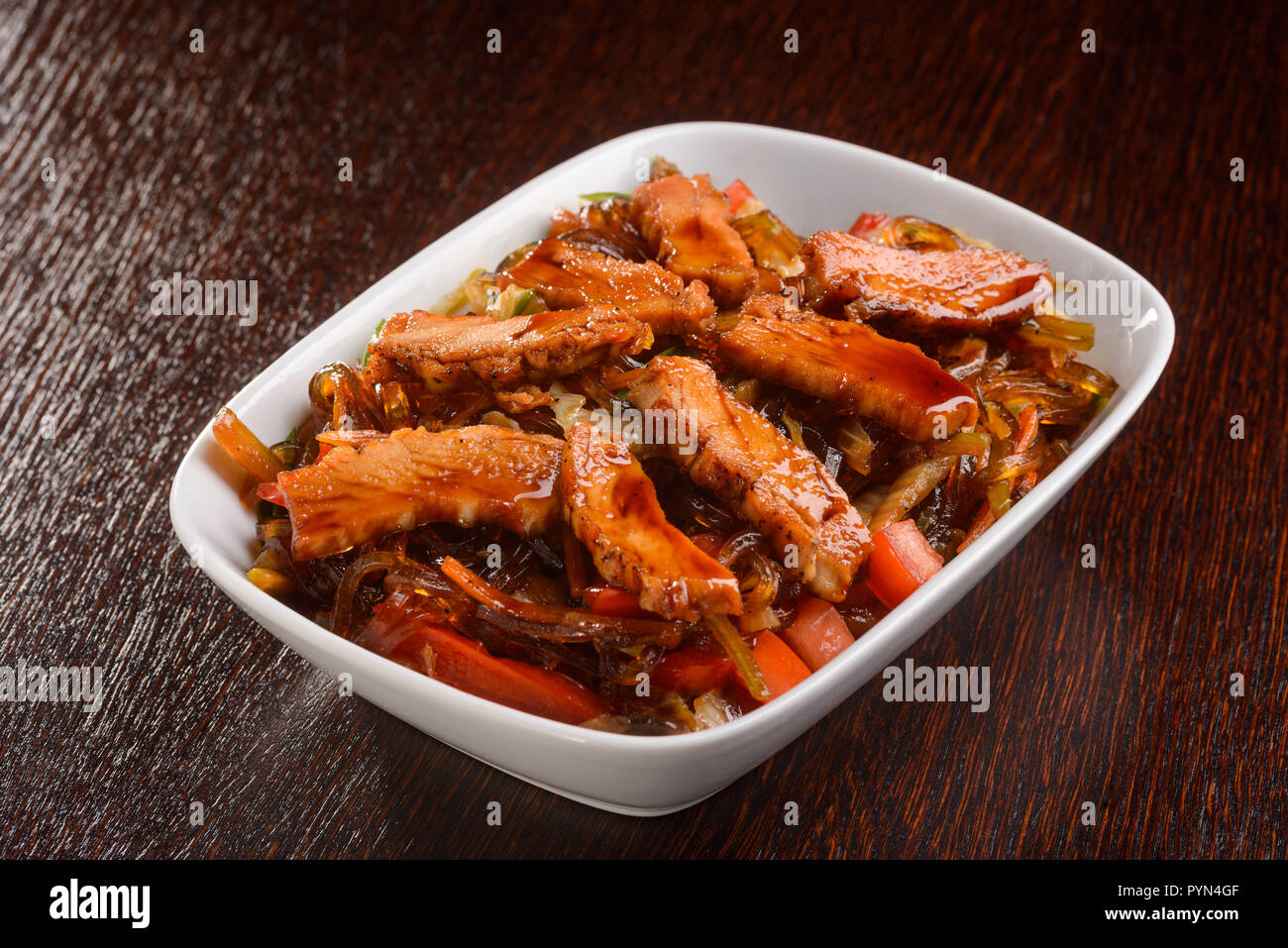 Nice combination of meat and veggies Stock Photo - Alamy