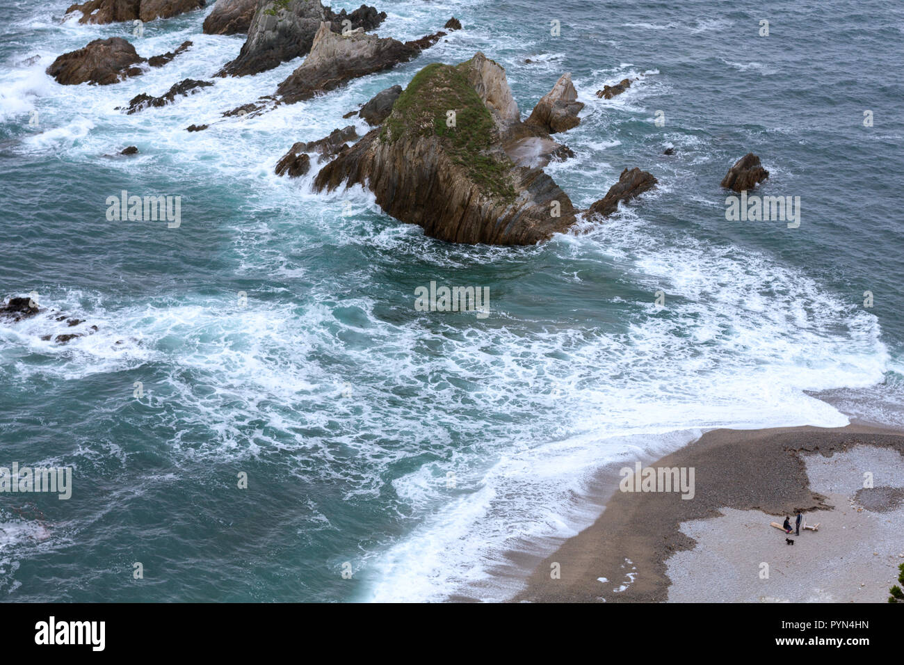 Gueirua beach in asturias hi-res stock photography and images - Alamy