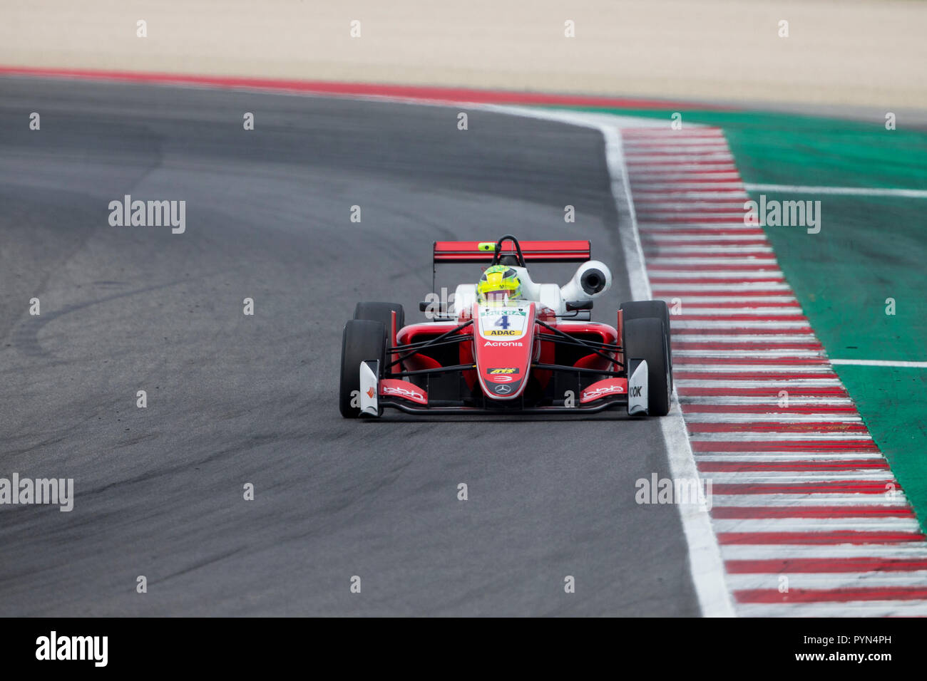 Misano Adriatico, Italy - August 25, 2018: A Dallara F317 – Mercedes ...