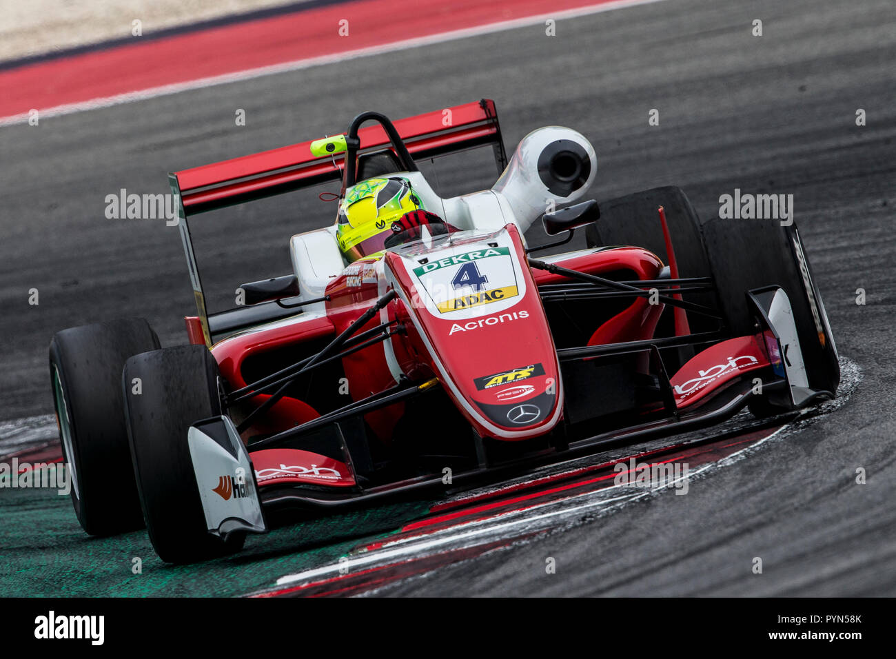 Misano Adriatico, Italy - August 25, 2018: A Dallara F317 – Mercedes ...