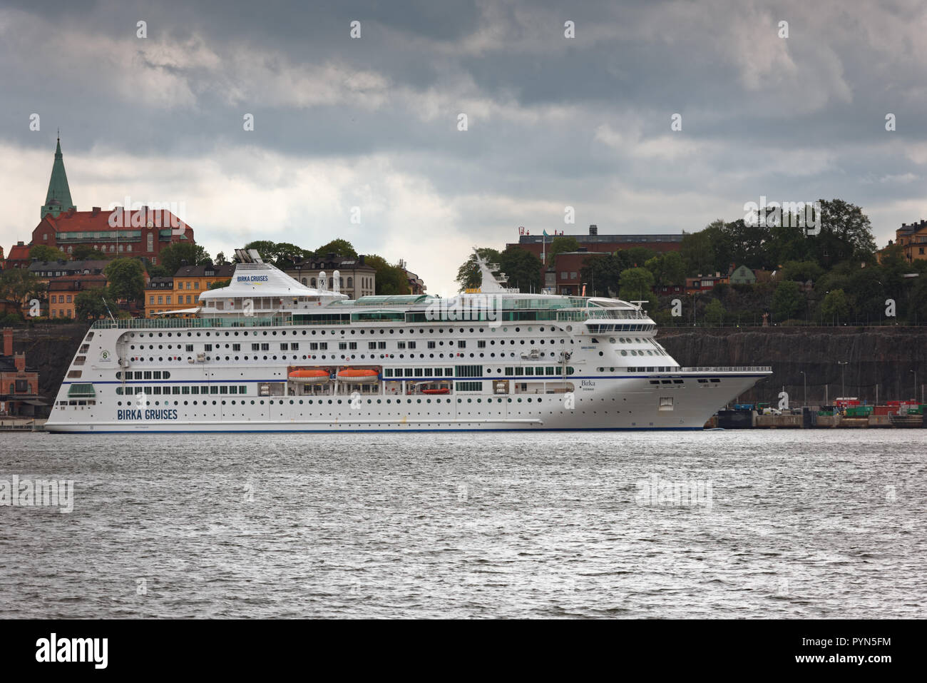 Stockholm. Sweden - September 10, 2018: Cruise ship Birka Stockholm ...