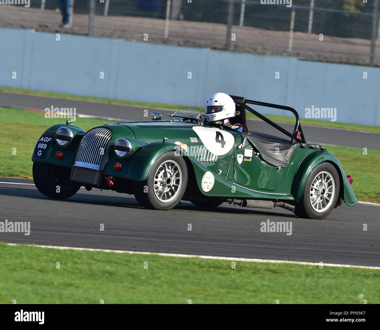 Bruce Stapleton, Morgan Plus 8, Historic Road Sports, Silverstone ...
