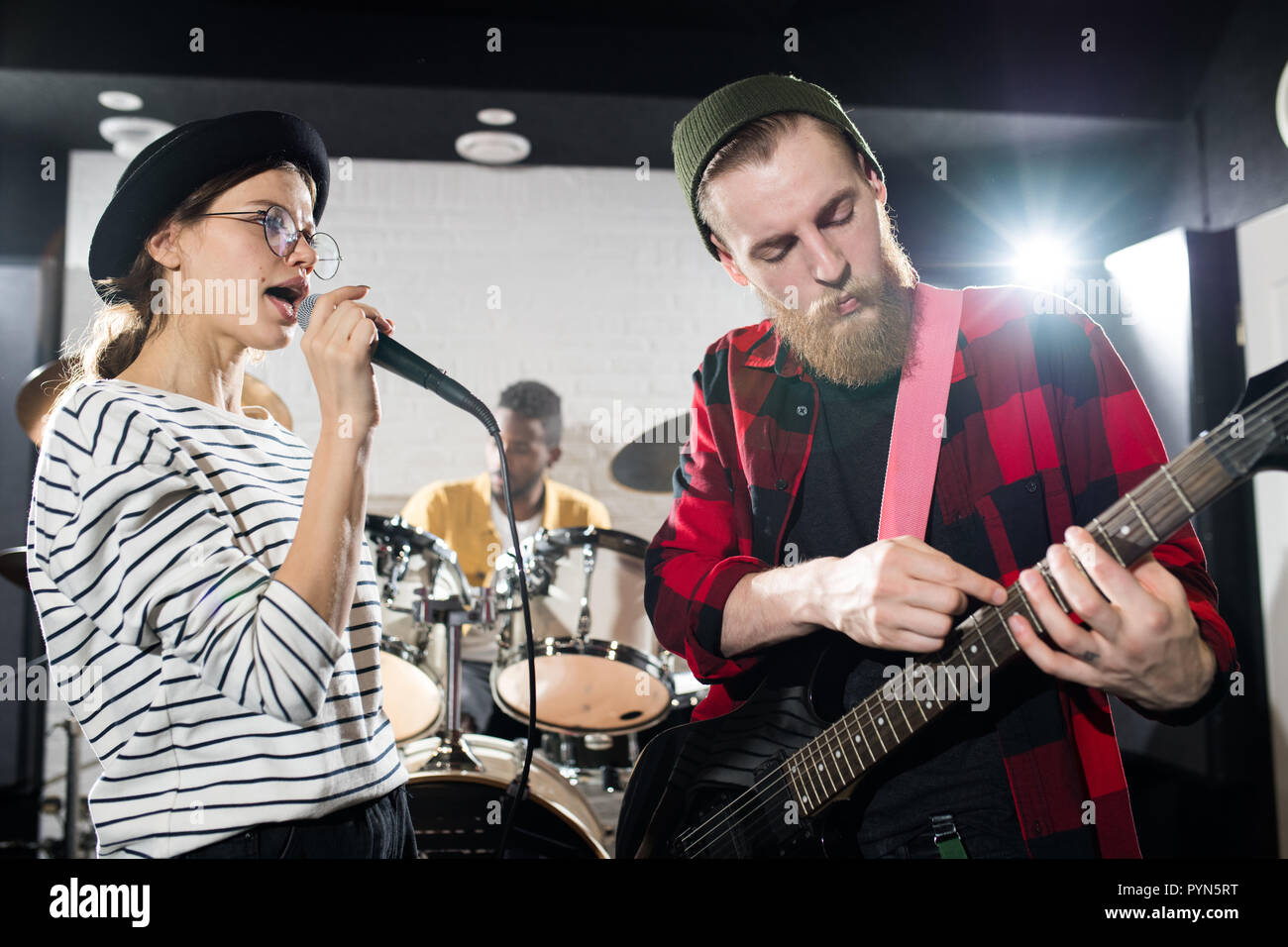 Young Musicians Performing Stock Photo - Alamy