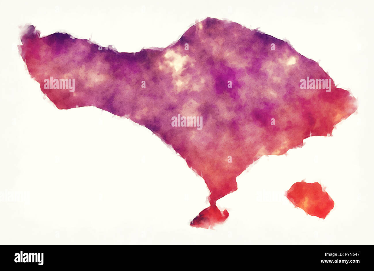 Bali map hi-res stock photography and images - Alamy