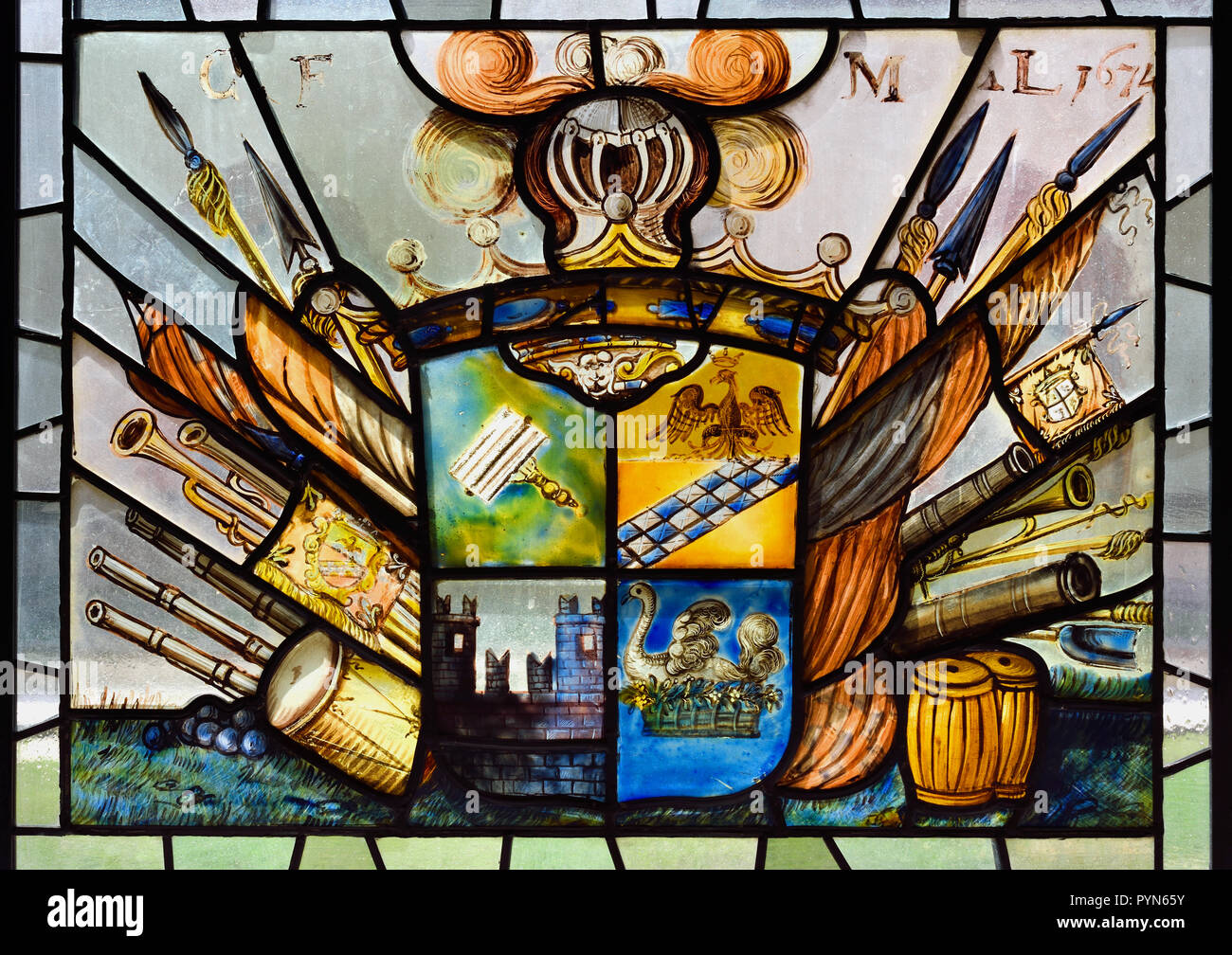 Renaissance german stained glass hi-res stock photography and images ...