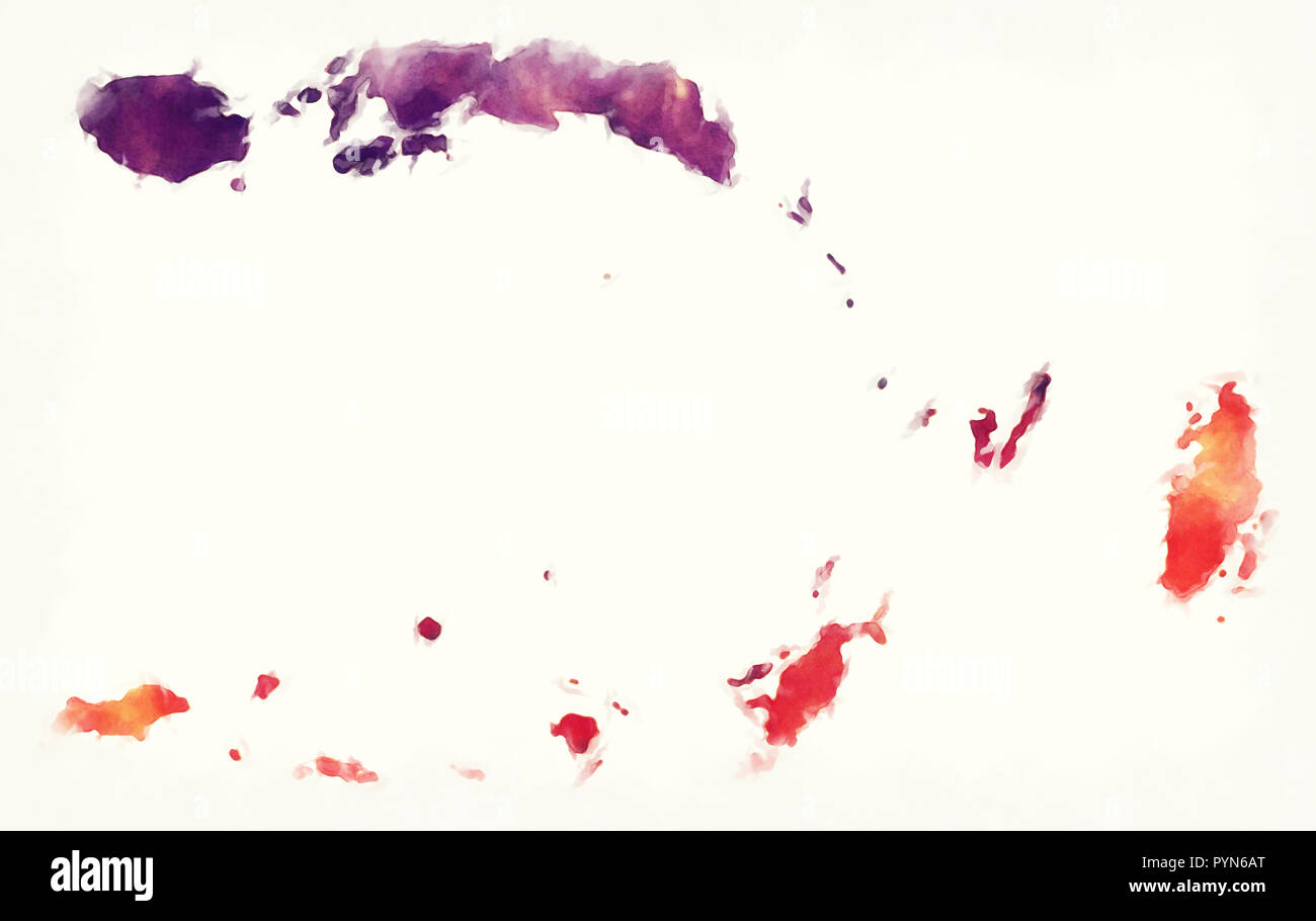 Maluku province map of Indonesia in front of a white background Stock ...