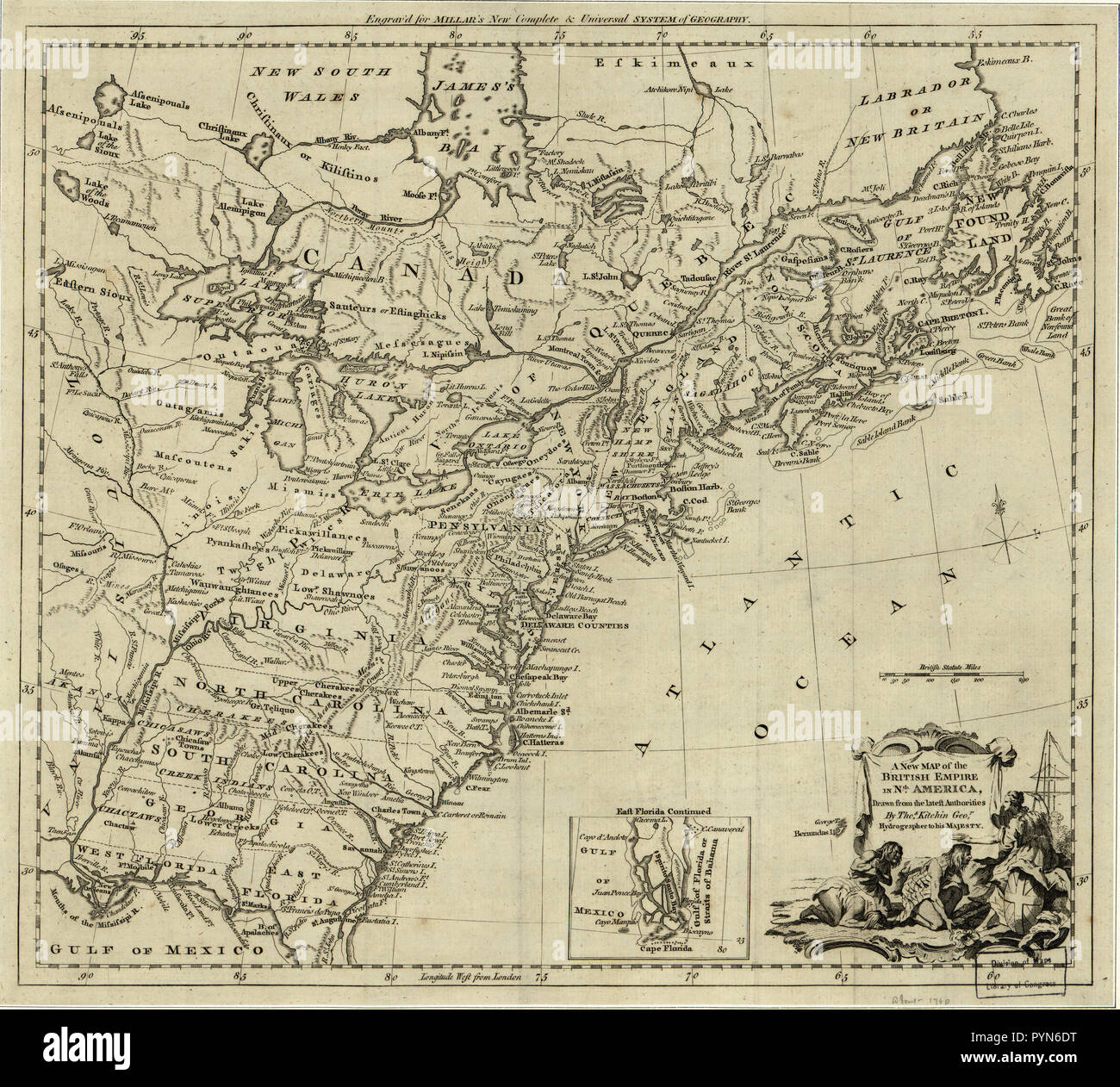 1780s north american maps hi-res stock photography and images - Alamy