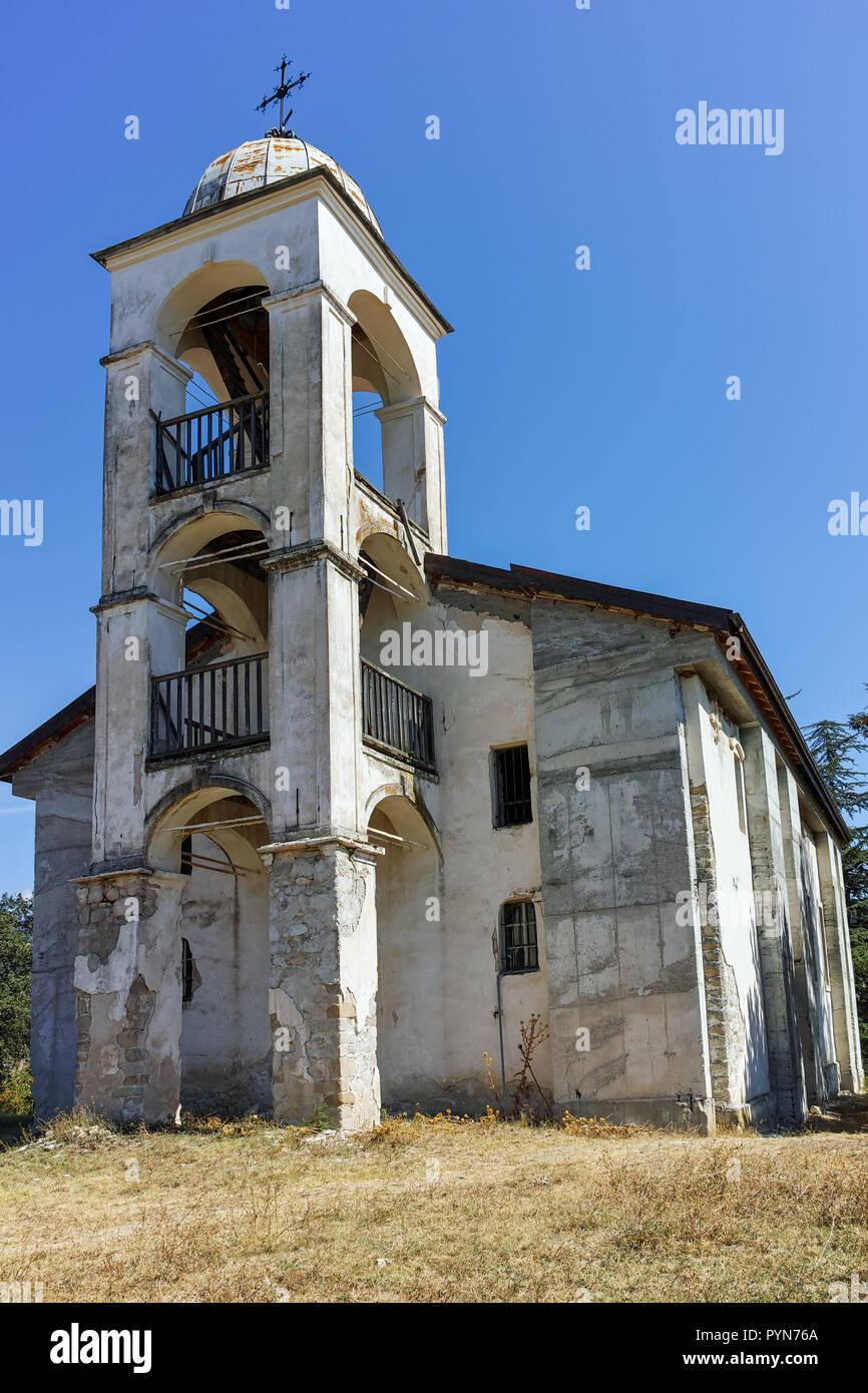 Panoramic view of Medieval church near tomb of Yane Sandanski in Rozhen ...