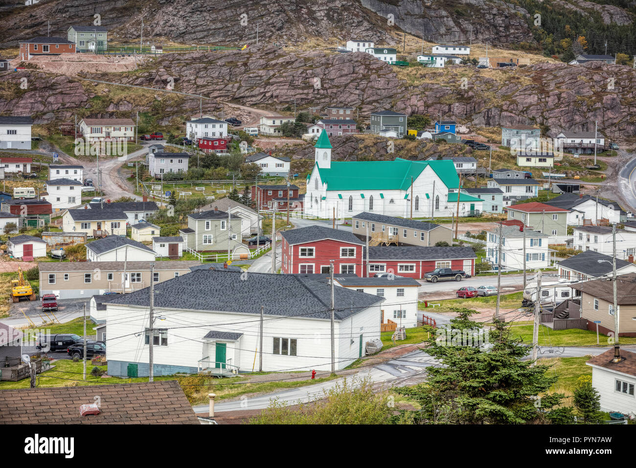 Newfoundland remote own scene Stock Photo - Alamy