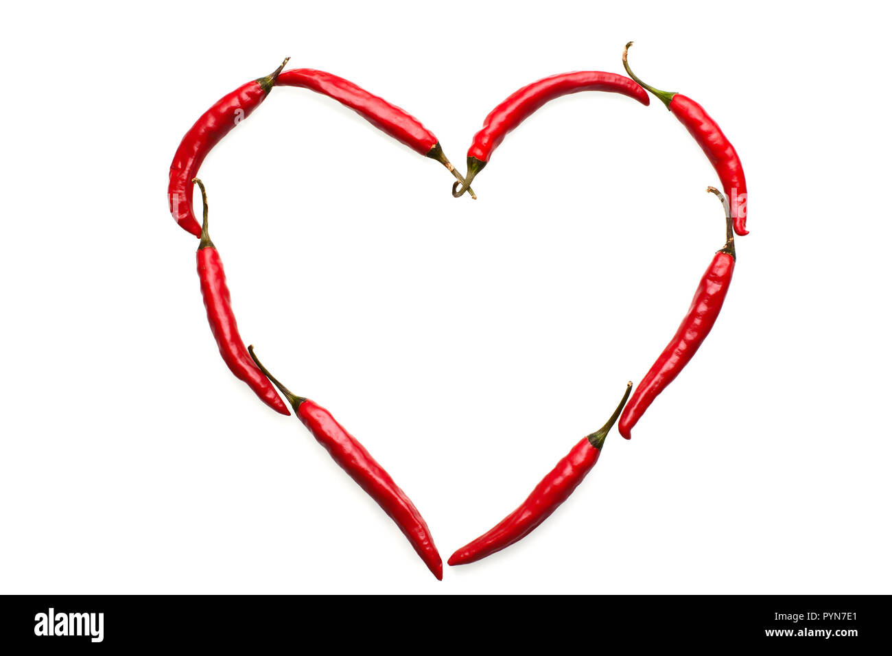 Red heart shaped peppers hi-res stock photography and images - Alamy