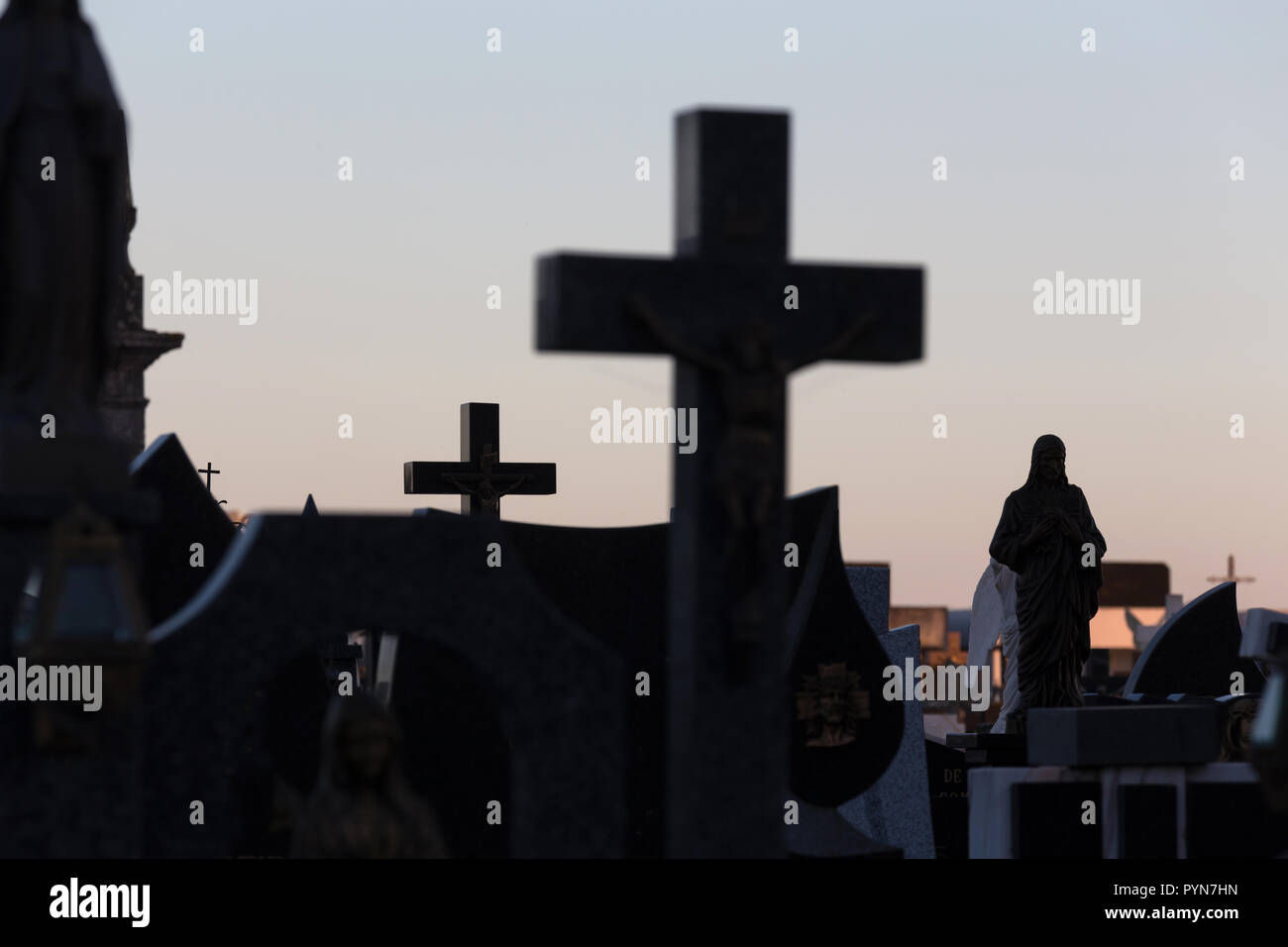 an cemetery background Stock Photo - Alamy
