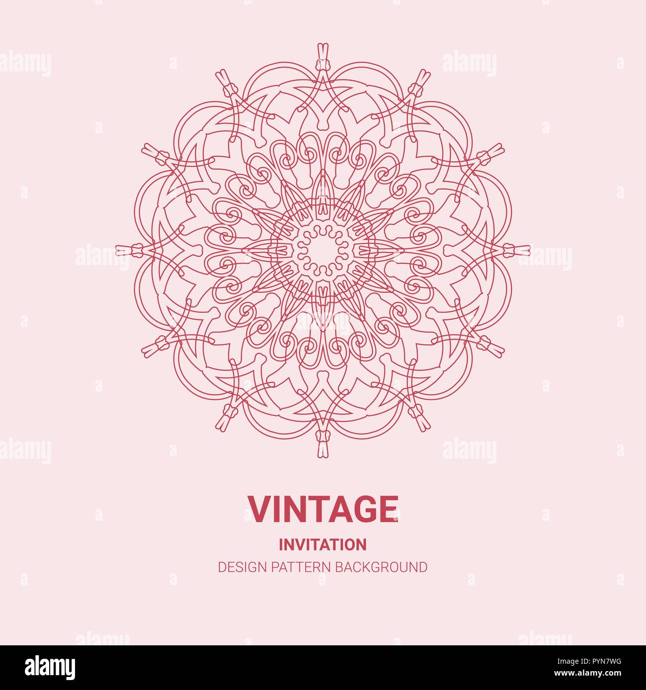 Illustration rich background. Abstract background. Rounded line ...