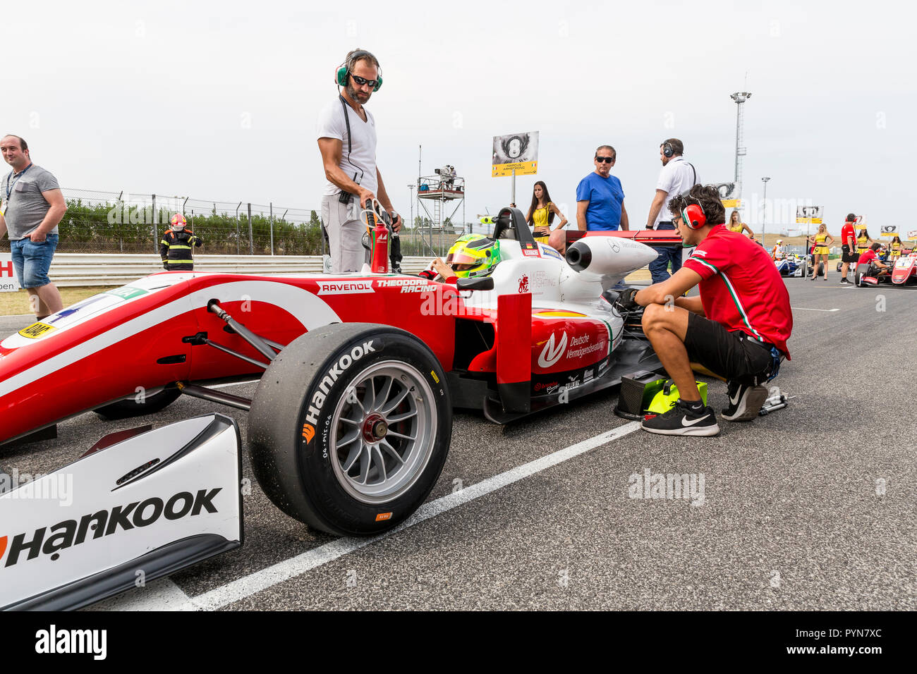 Misano Adriatico, Italy - August 25, 2018: A Dallara F317 – Mercedes ...
