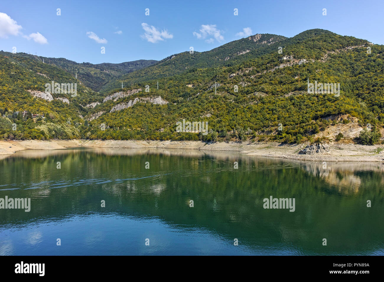 Green Forest around Vacha dam, Rhodopes Mountain, Plovdiv Region ...