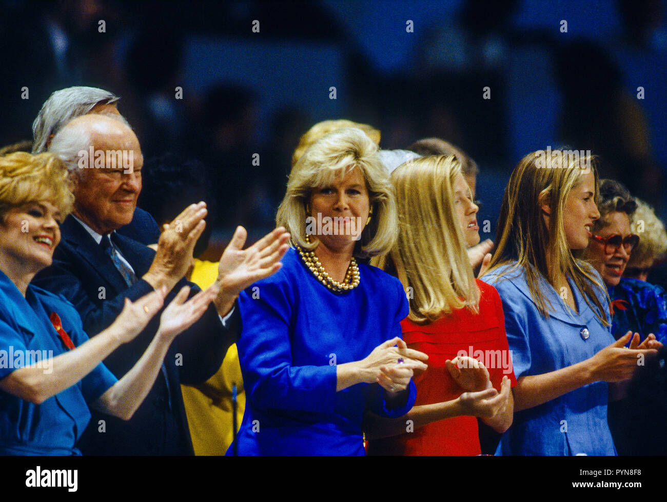 Democratic Senator Albert Gore Jr. of Tennessee along with his wife ...