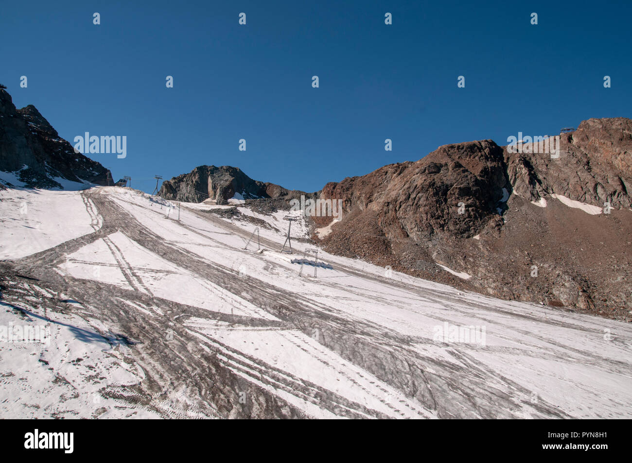 The Stubaier Wildspitze is a 3,341-metre-high mountain in the Stubai ...