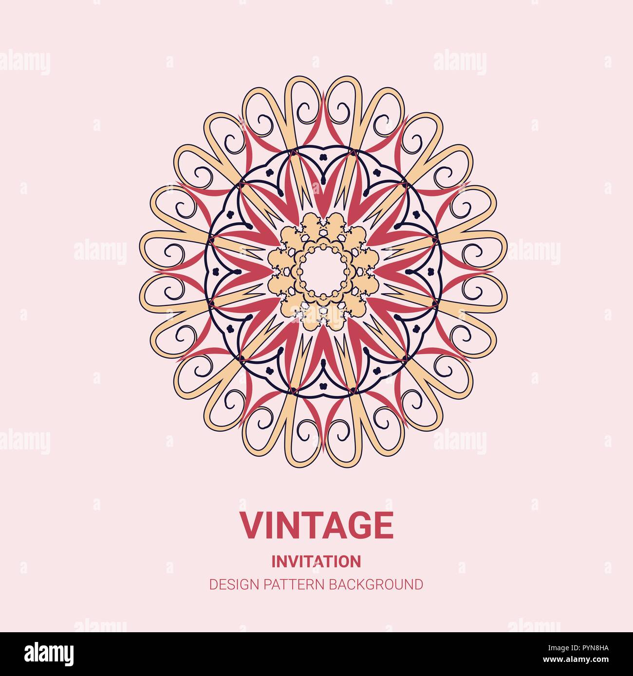 Illustration rich background. Abstract background. Rounded line ...