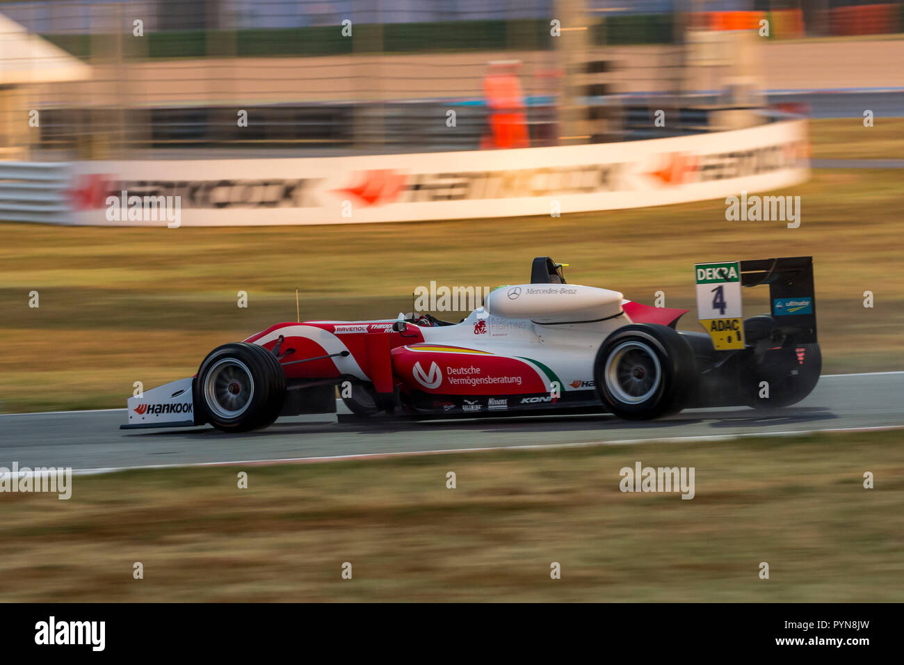 Misano Adriatico, Italy - August 25, 2018: A Dallara F317 – Mercedes ...