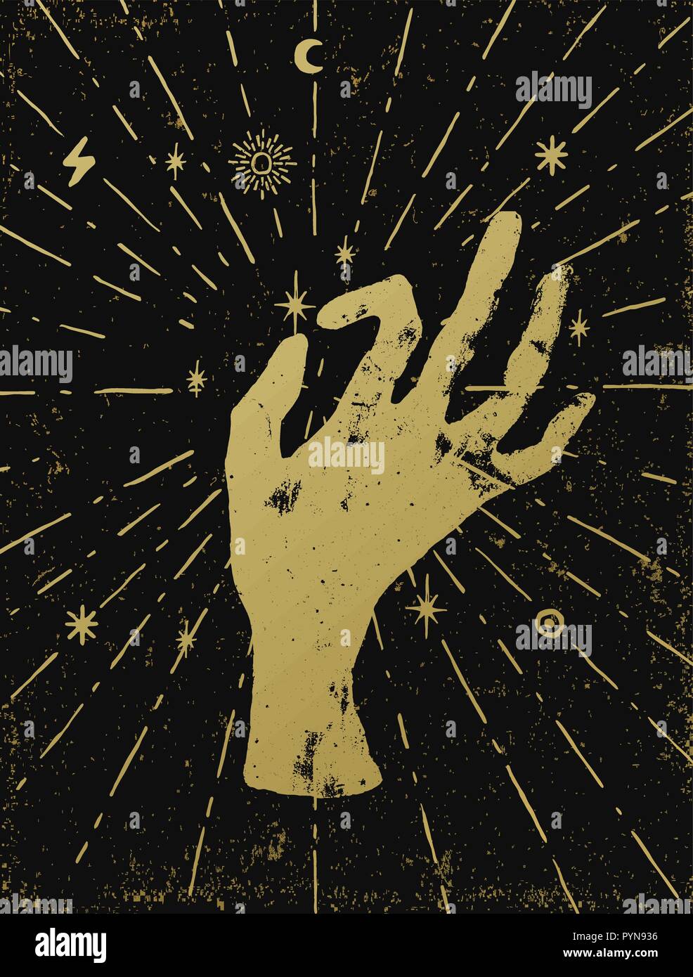 Elements pagan magic halloween Stock Vector Images - Alamy