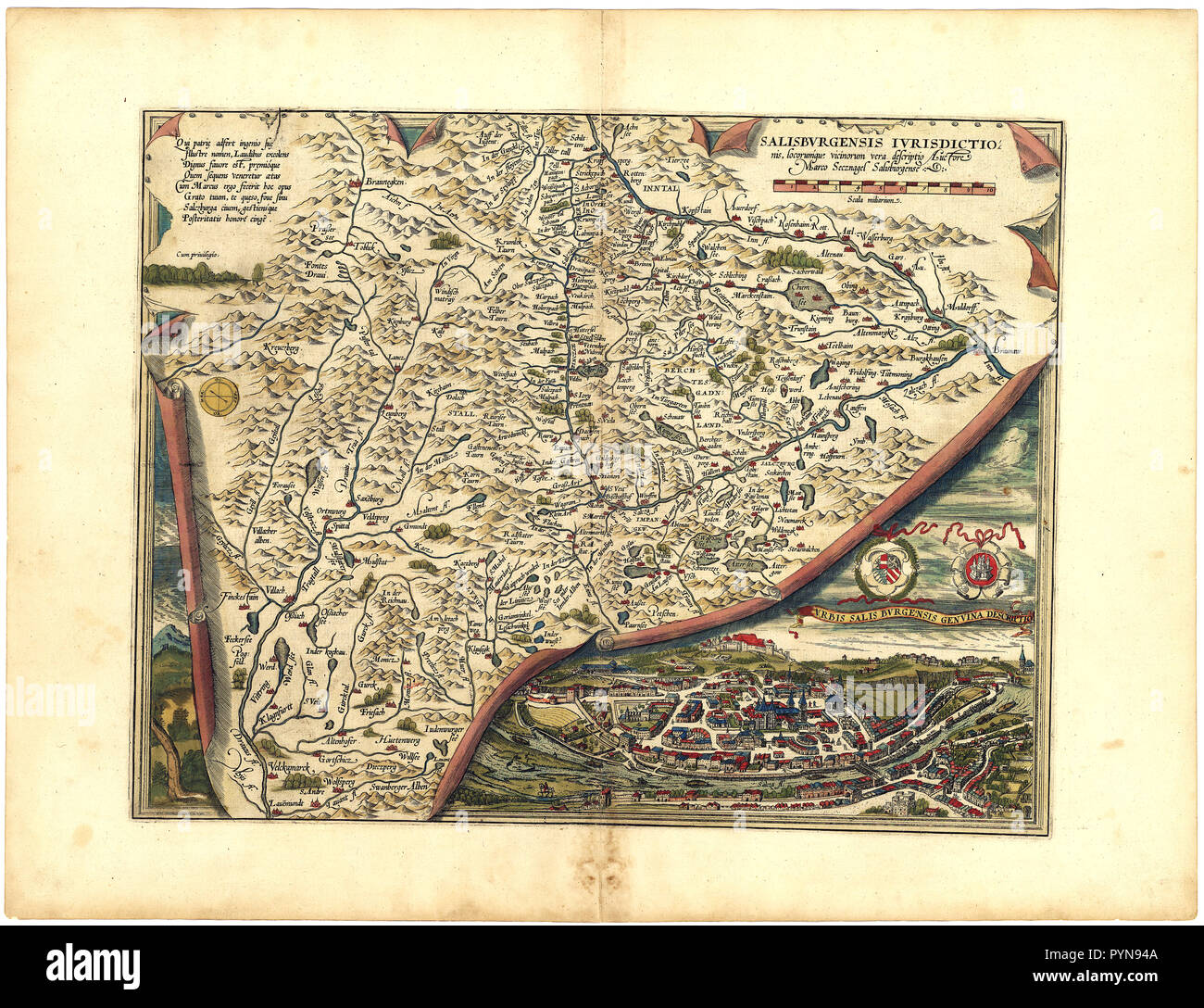 Abraham Ortelius - First World Atlas ca. 1570 - Salisbvrgensis ...