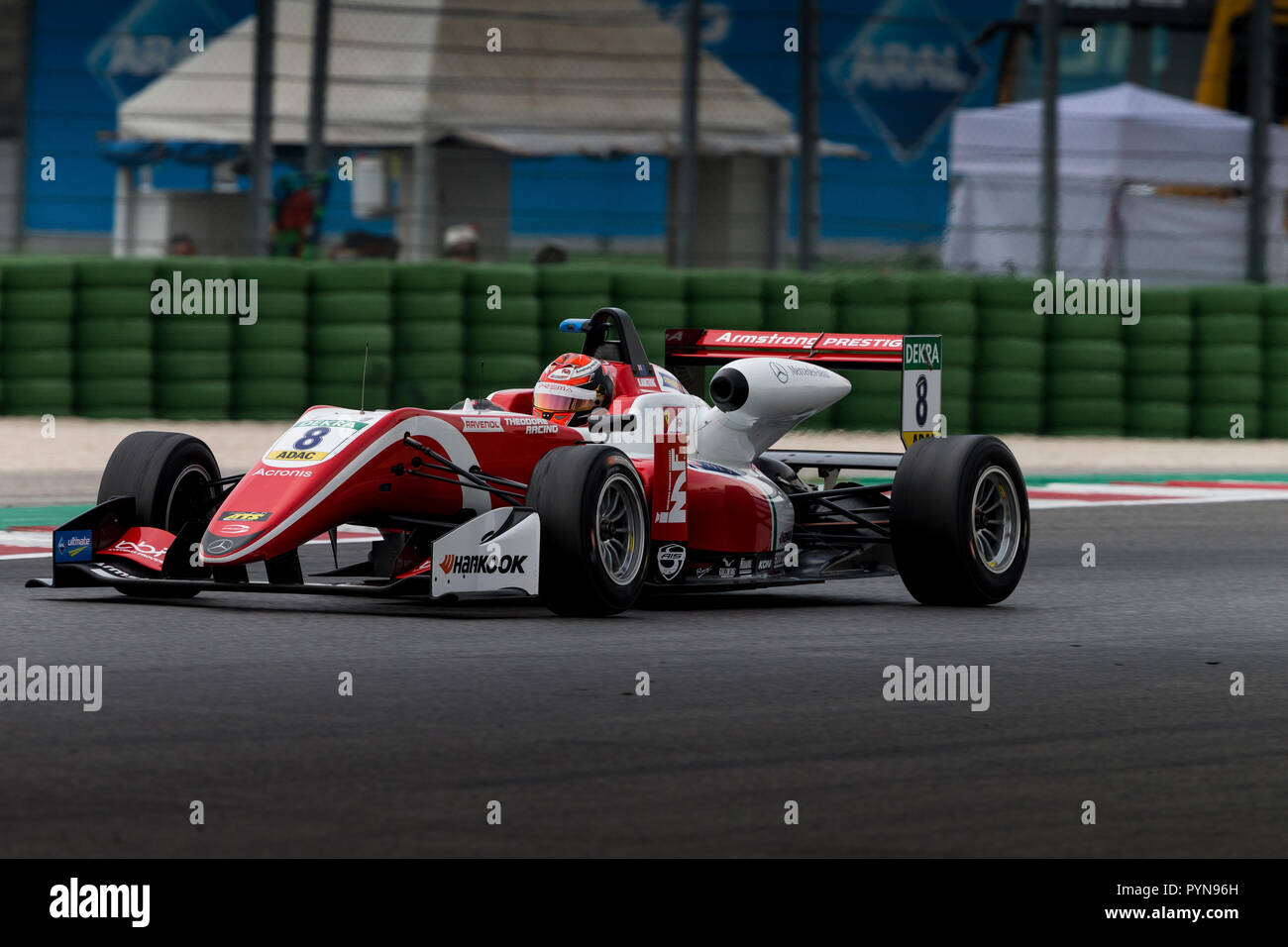 Misano Adriatico, Italy - August 25, 2018: A Dallara F317 – Mercedes ...