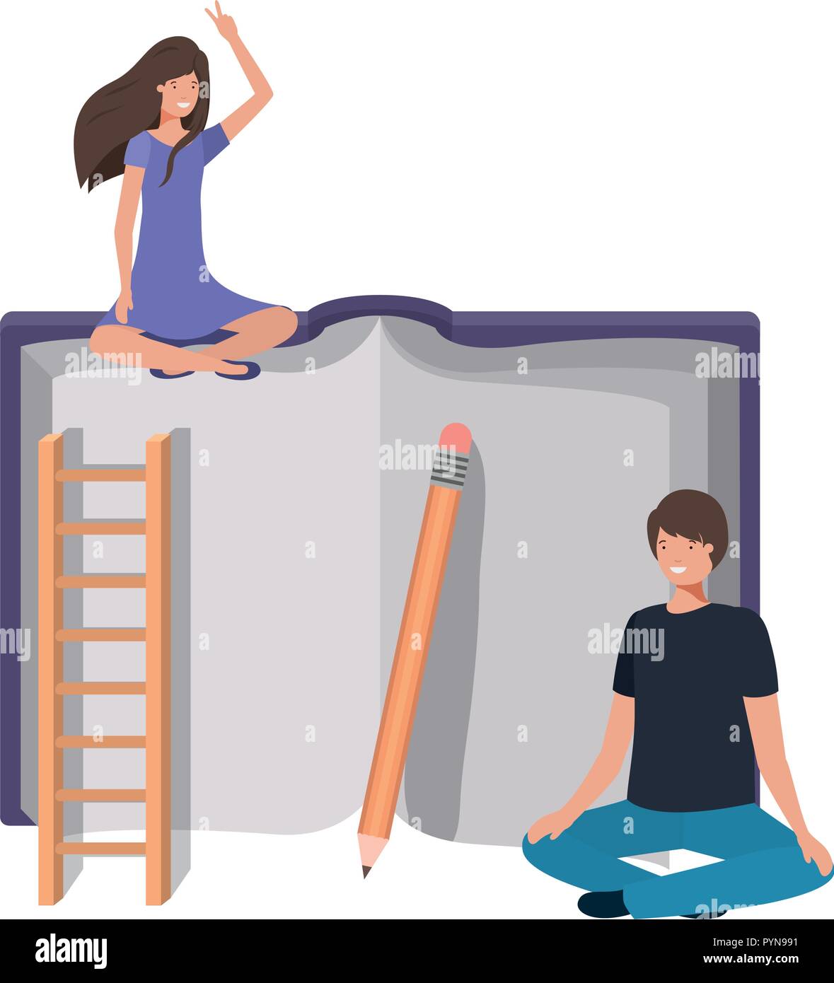 Feet of page Stock Vector Images - Alamy