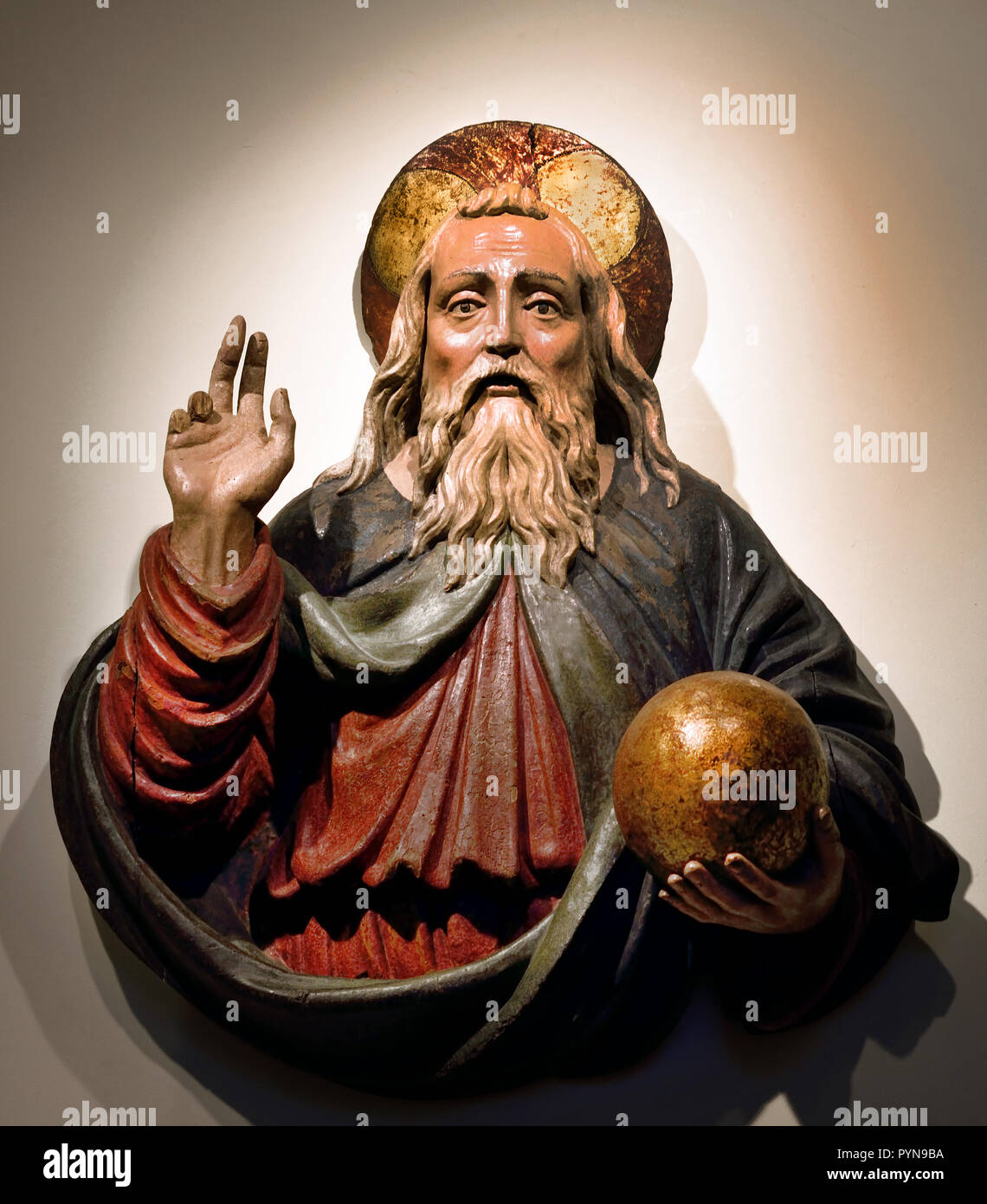 God the Father Blessing 1530-1535 by Andrea da Saronno 16th Century ...