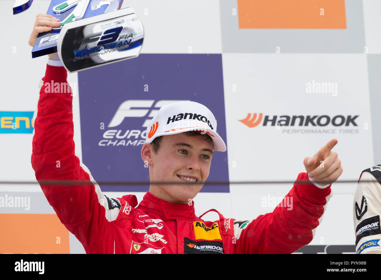 Misano Adriatico, Italy - August 25, 2018: A Dallara F317 – Mercedes ...