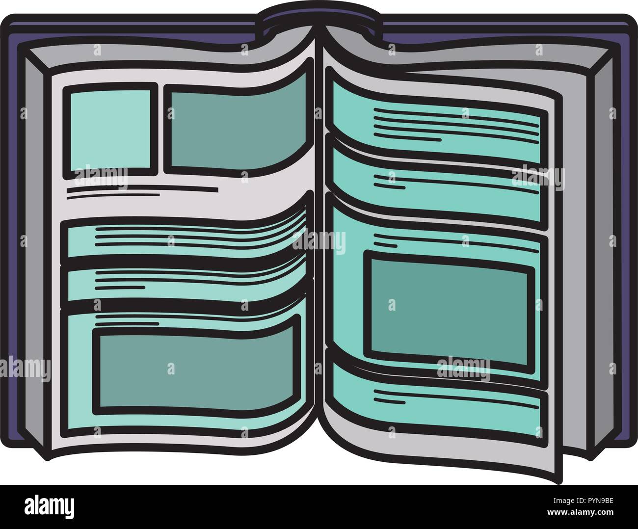 text book isolated icon Stock Vector Image & Art - Alamy