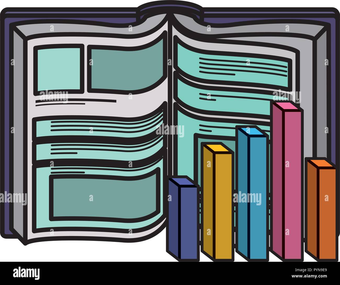 Bookstore bar Stock Vector Images - Alamy