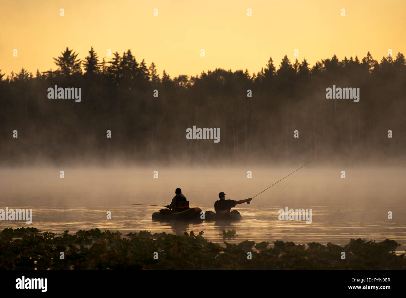 Fisherman in small craft hi-res stock photography and images - Alamy