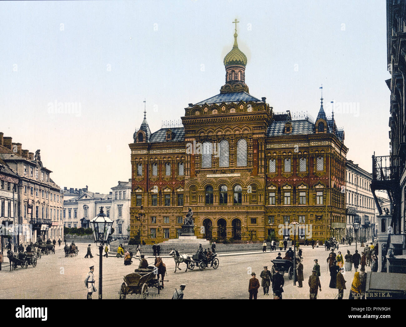 Copernicus Monument, Warsaw, Russia (i.e. Warsaw, Poland) ca. 1890-1900 ...
