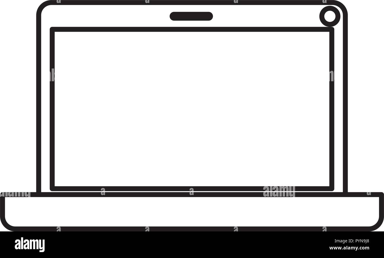 laptop computer isolated icon Stock Vector Image & Art - Alamy