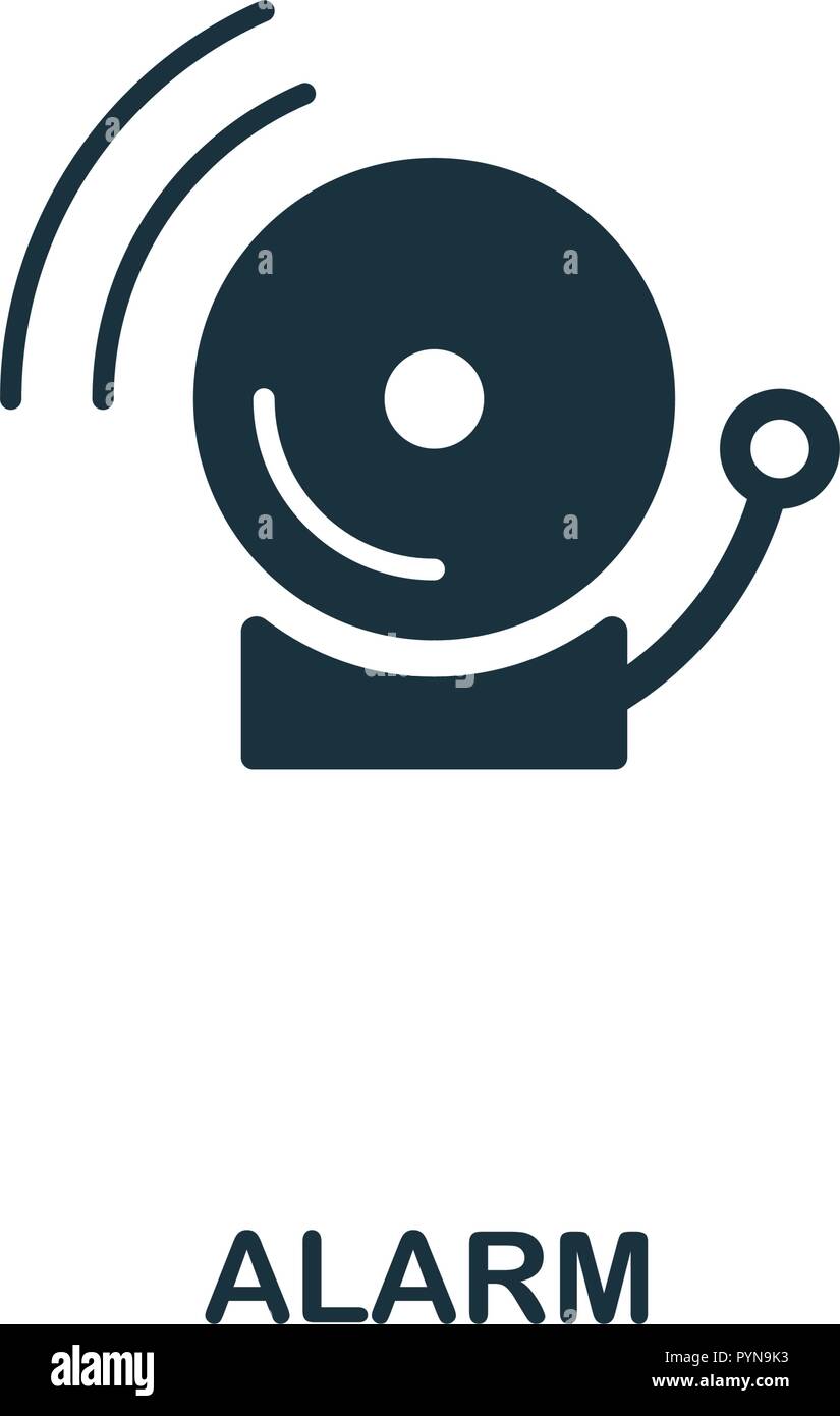 Alarm icon. Premium style design from security collection. UX and UI ...