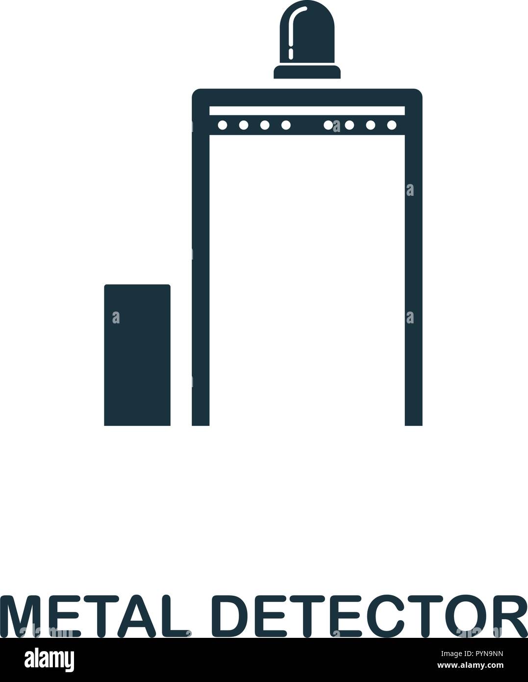 Metal Detector icon. Premium style design from security collection. UX ...