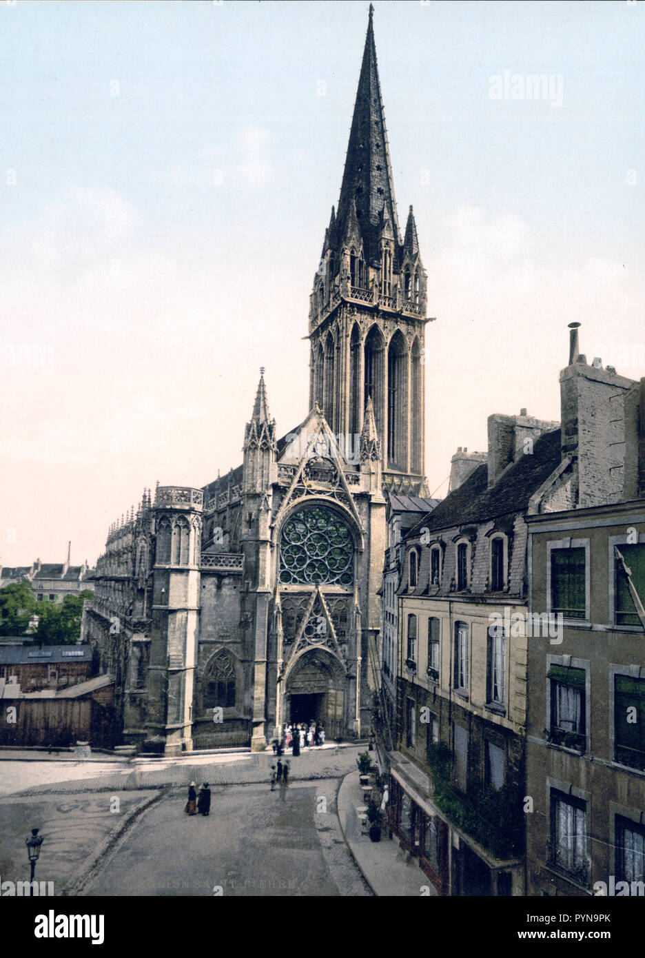 St. Pierre church, Caen, France ca. 1890-1900 Stock Photo - Alamy