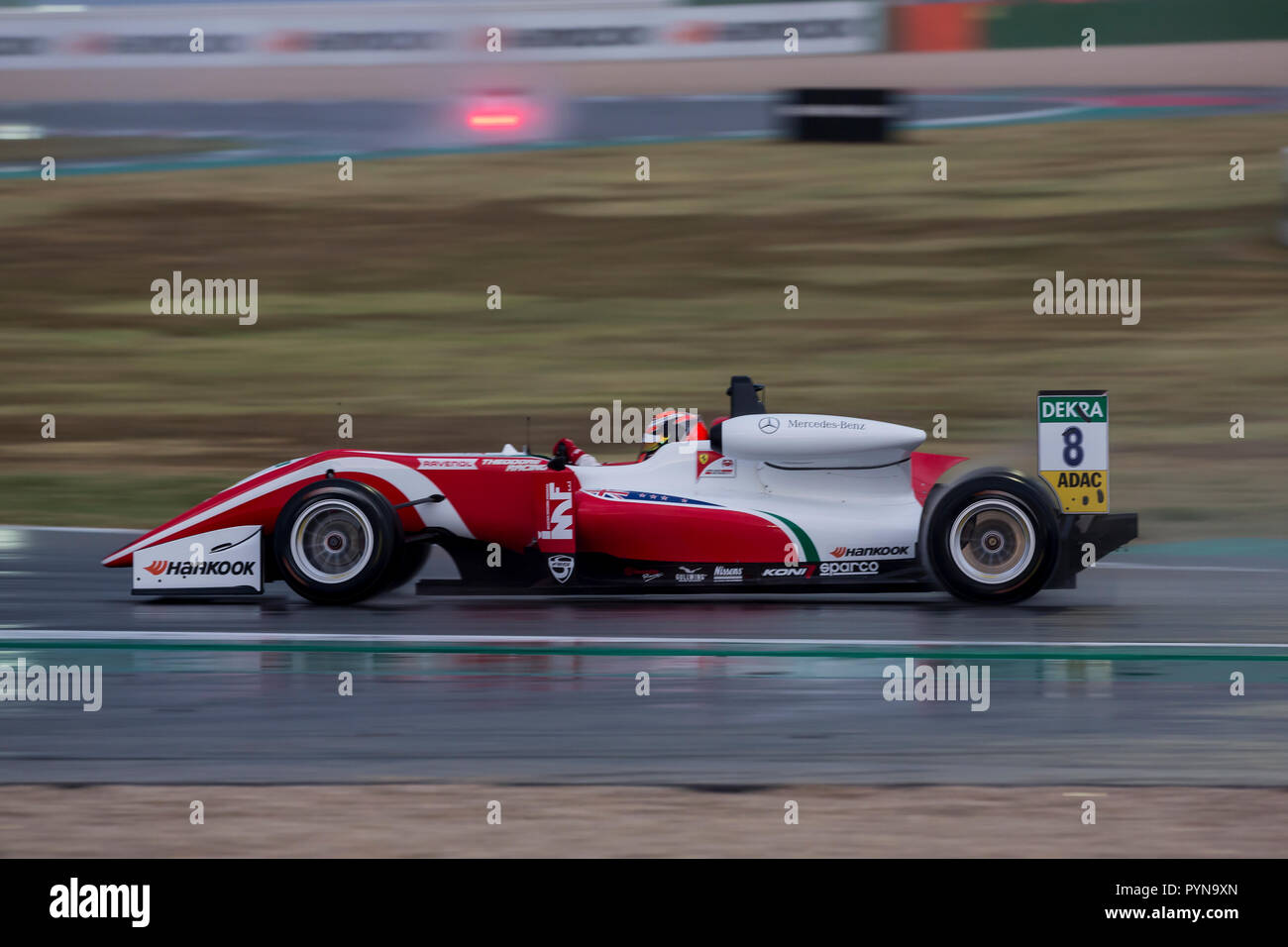 Misano Adriatico, Italy - August 25, 2018: A Dallara F317 – Mercedes ...