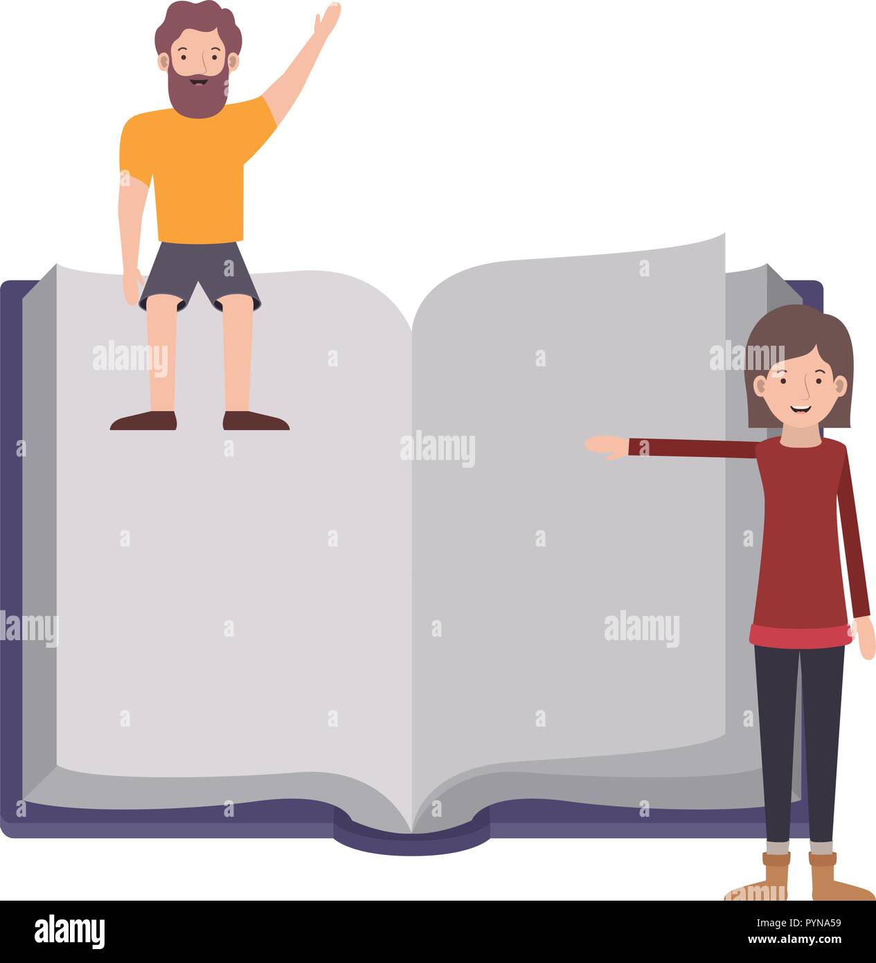 Couple book cover Stock Vector Images - Alamy