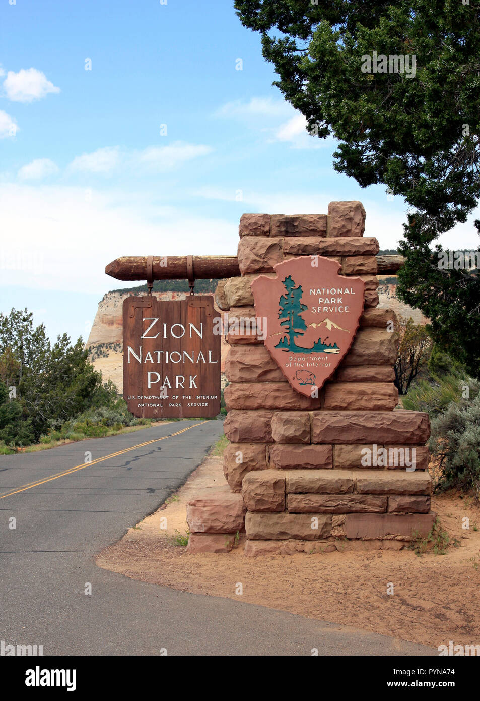 National Park signs Stock Photo - Alamy