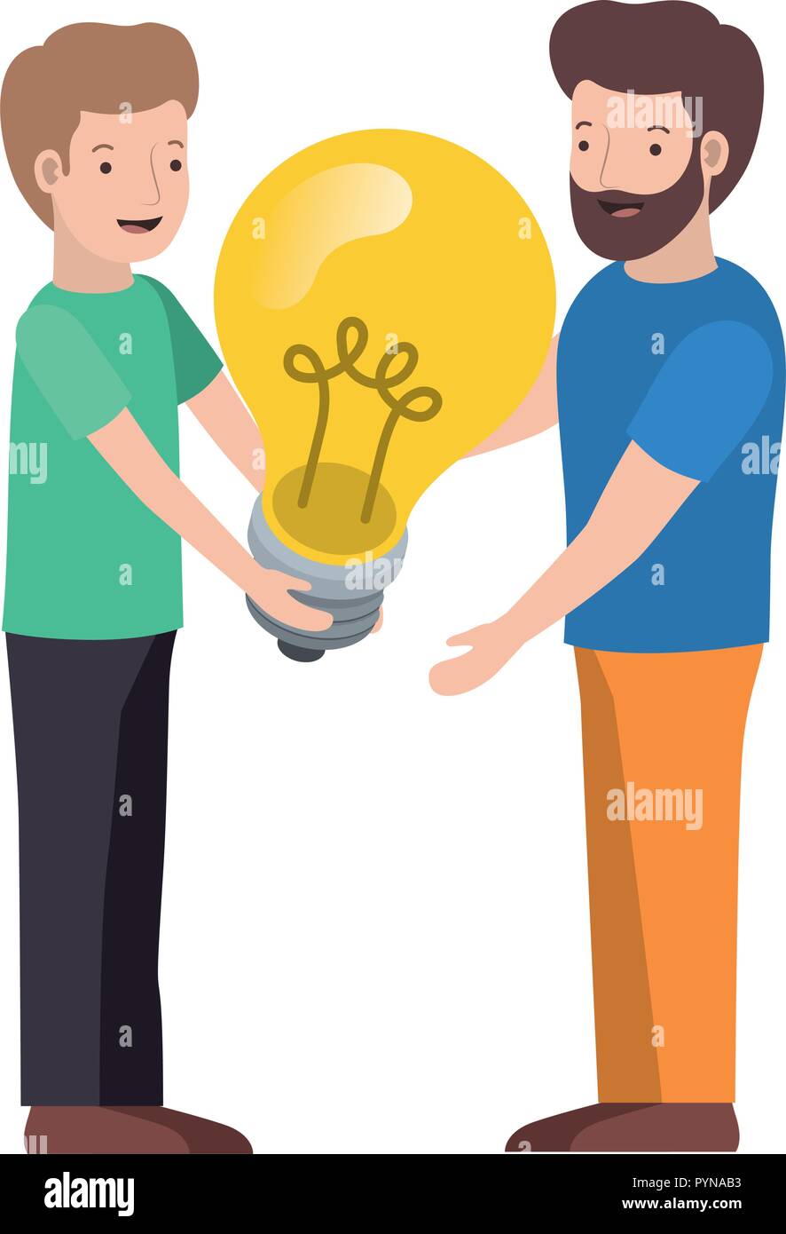 Saving energy person Stock Vector Images - Alamy