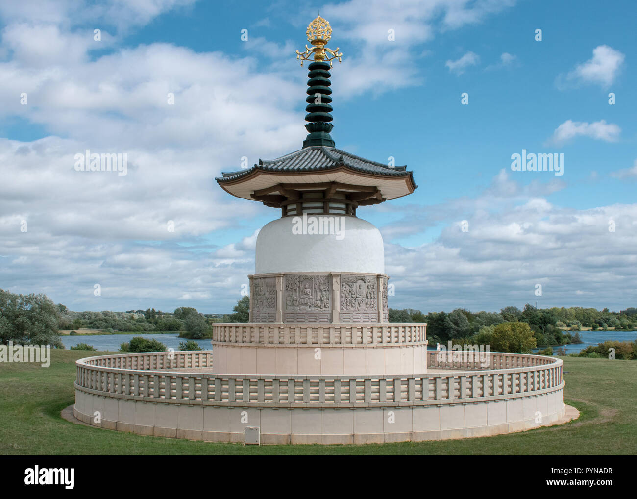 Peace pagoda in milton keynes hi-res stock photography and images - Alamy