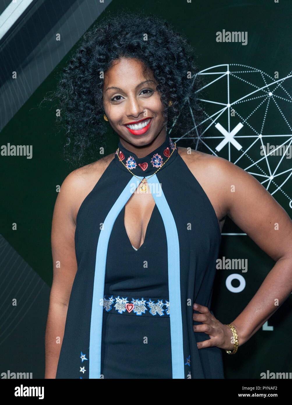 New York, NY - October 24, 2018: Luam Keflezgy attends the Pencils of ...