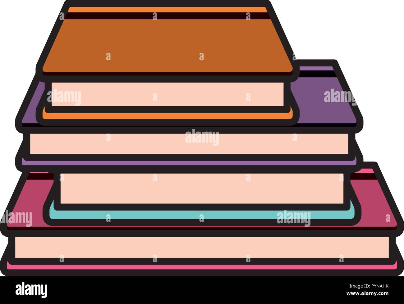 library books isolated icon Stock Vector Image & Art - Alamy